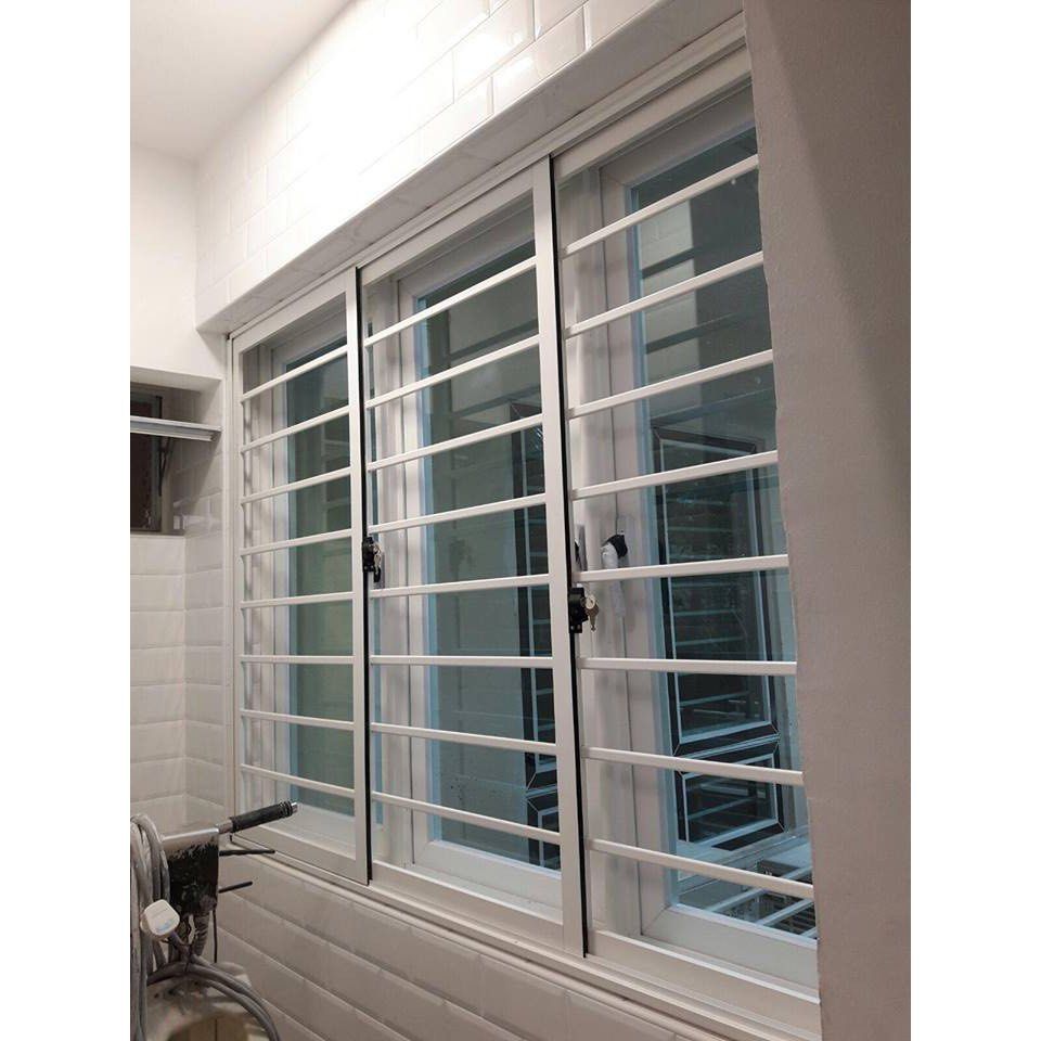 HDB Window Grills for 4 main windows, Furniture & Home Living, Home ...