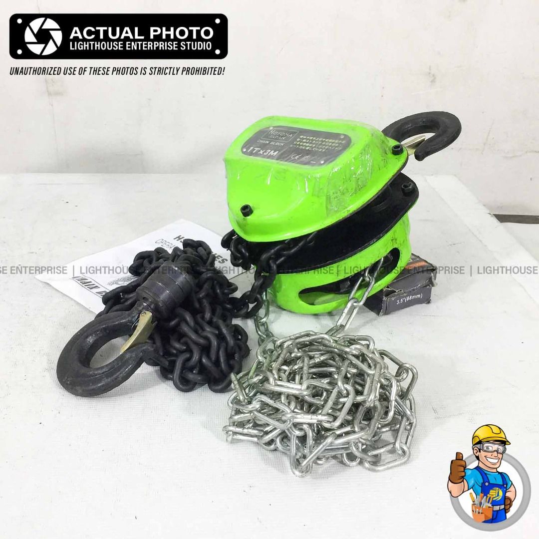 HOYOMA Japan Heavy Duty Chain Block (1Ton, 3Ton, 5Ton) LIGHTHOUSE ...