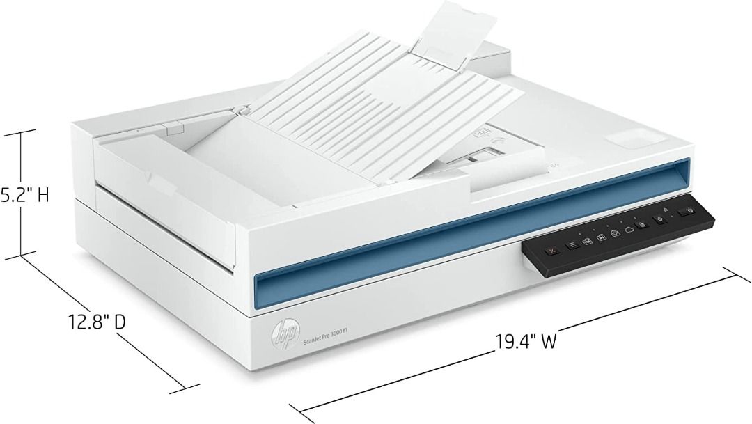 HP ScanJet Pro 3600 f1, Fast 2-Sided scanning and auto Document Feeder ...