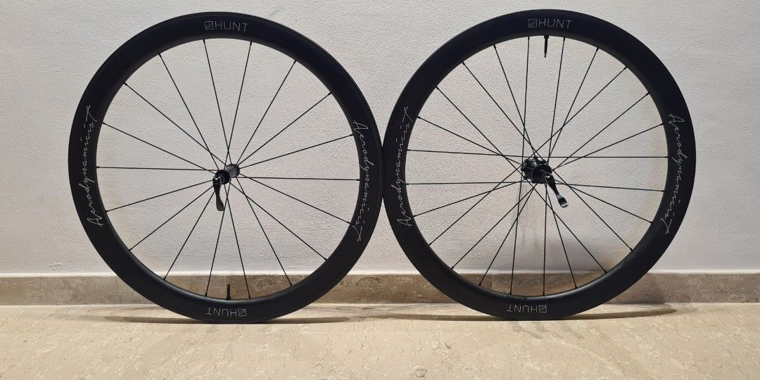 HUNT 50 carbon wheelset (700cc Rim Brake) #Option add on $500 for 11 ...
