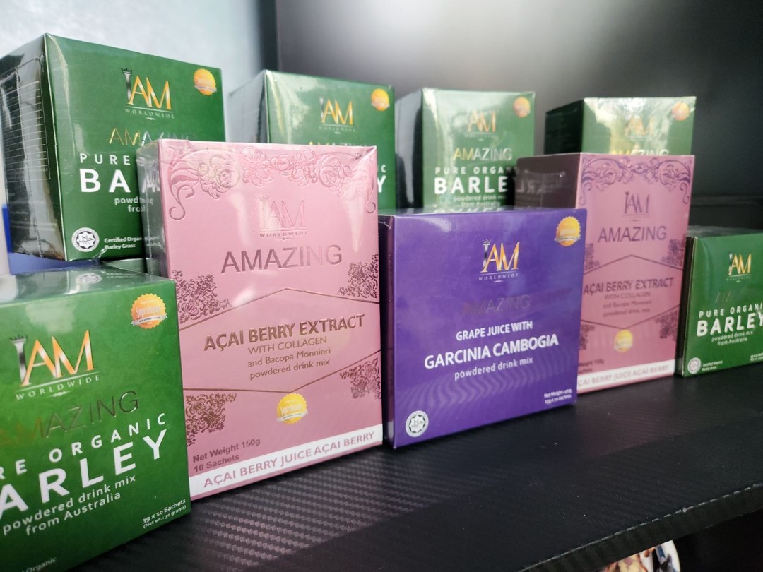Iam Worldwide Barley, Acai Berry , Garcinia on Carousell