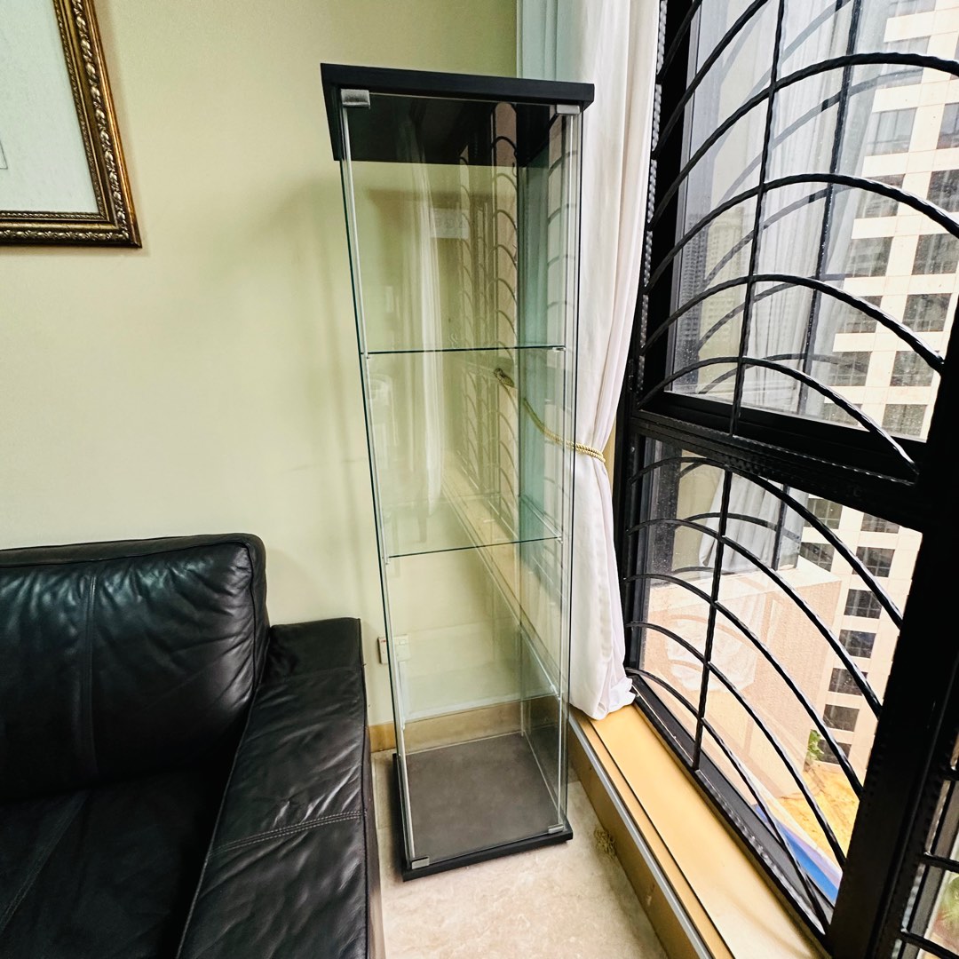 Ikea Detolf Glass Door Cabinet, Furniture & Home Living, Furniture ...