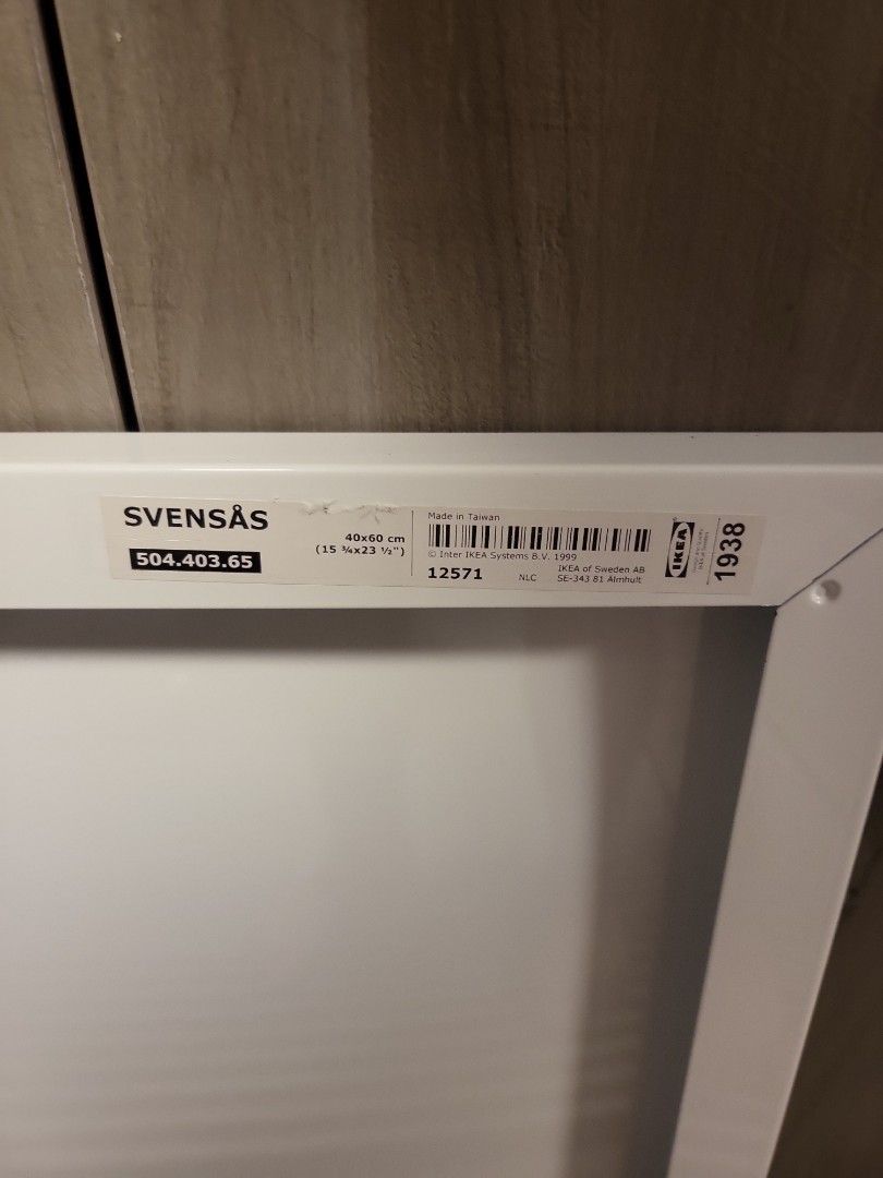 IKEA SVENSAS magnetic white board, Hobbies & Toys, Stationery & Craft ...