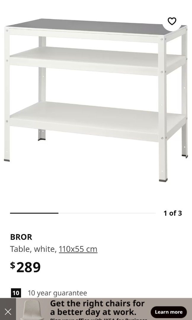 Ikea Work Bench, Furniture & Home Living, Furniture, Tables & Sets on ...
