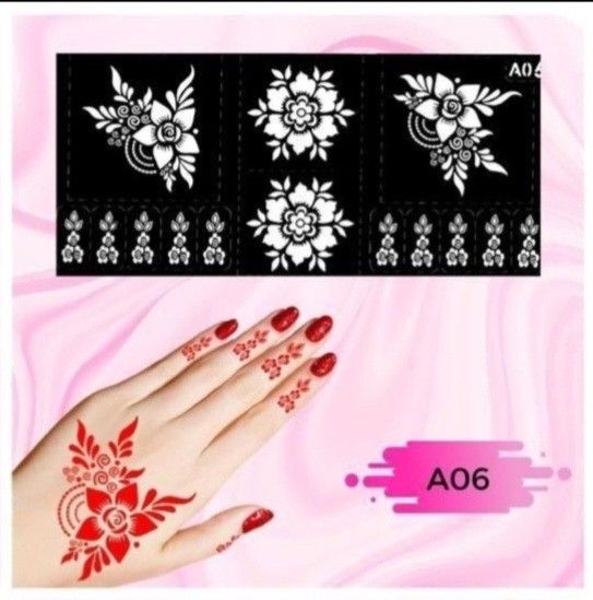 Inai Design Template, Beauty & Personal Care, Hands & Nails on Carousell