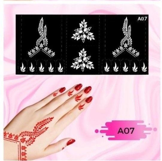 Inai Design Template, Beauty & Personal Care, Hands & Nails on Carousell