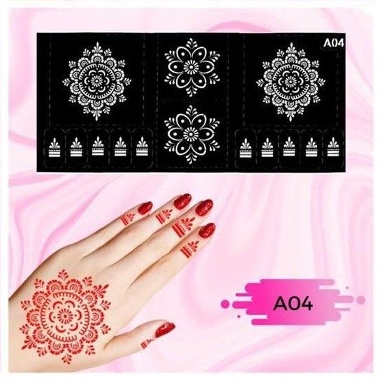 Inai Design Template, Beauty & Personal Care, Hands & Nails on Carousell