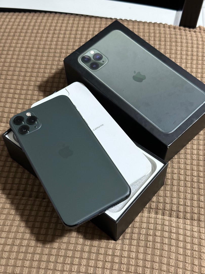 iPhone 11 Pro Max 64gb Factory Unlocked Midnight Green, Mobile Phones ...
