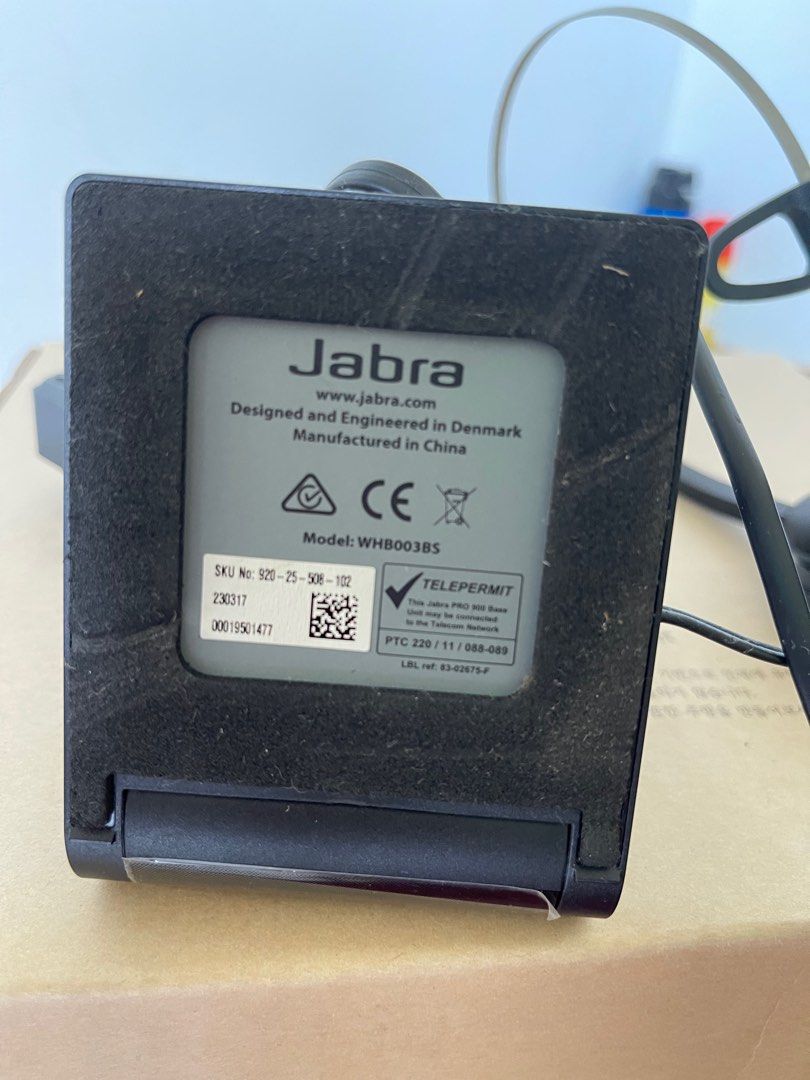 Jabra Wireless Headset & Electronic Hook Switch, Audio, Headphones ...