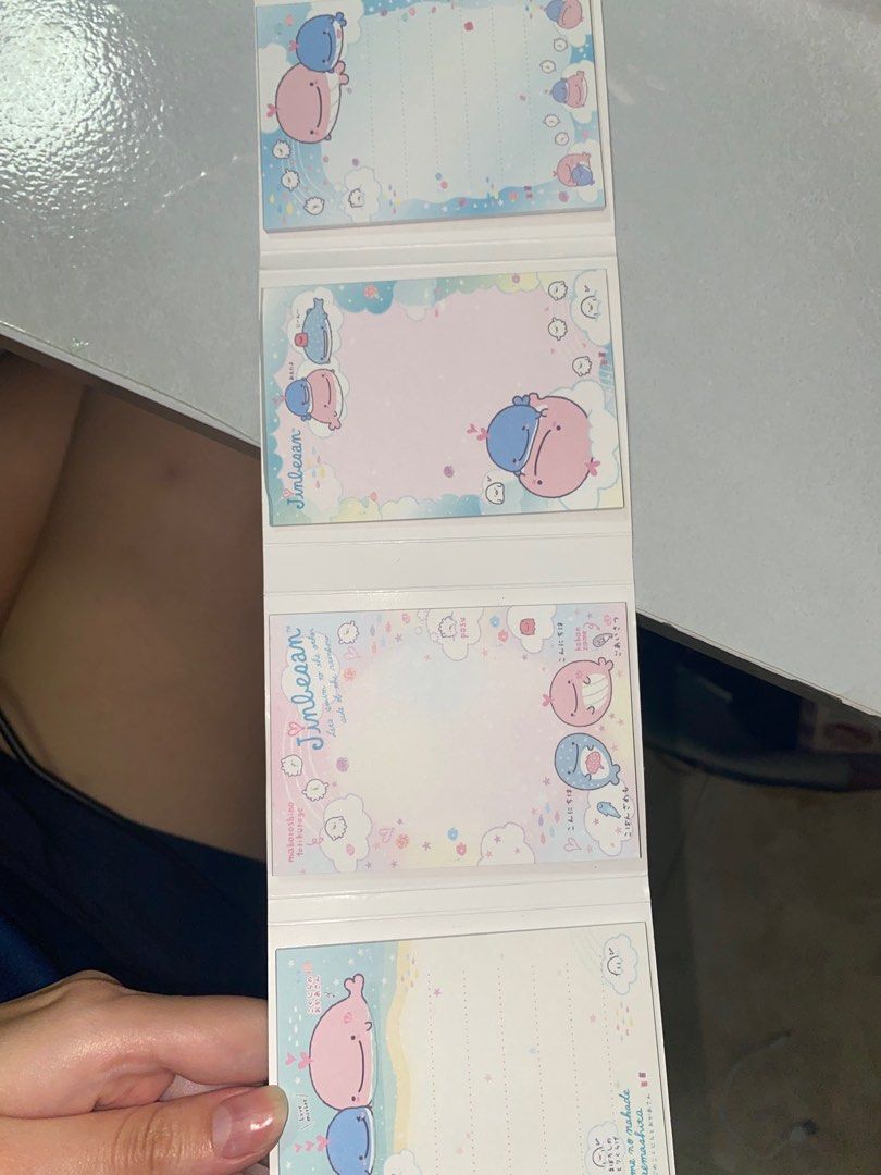 JinBesan Notepad - 4 Designs (Sanrio Jin Besan, Japan) Sticky Note/Post ...