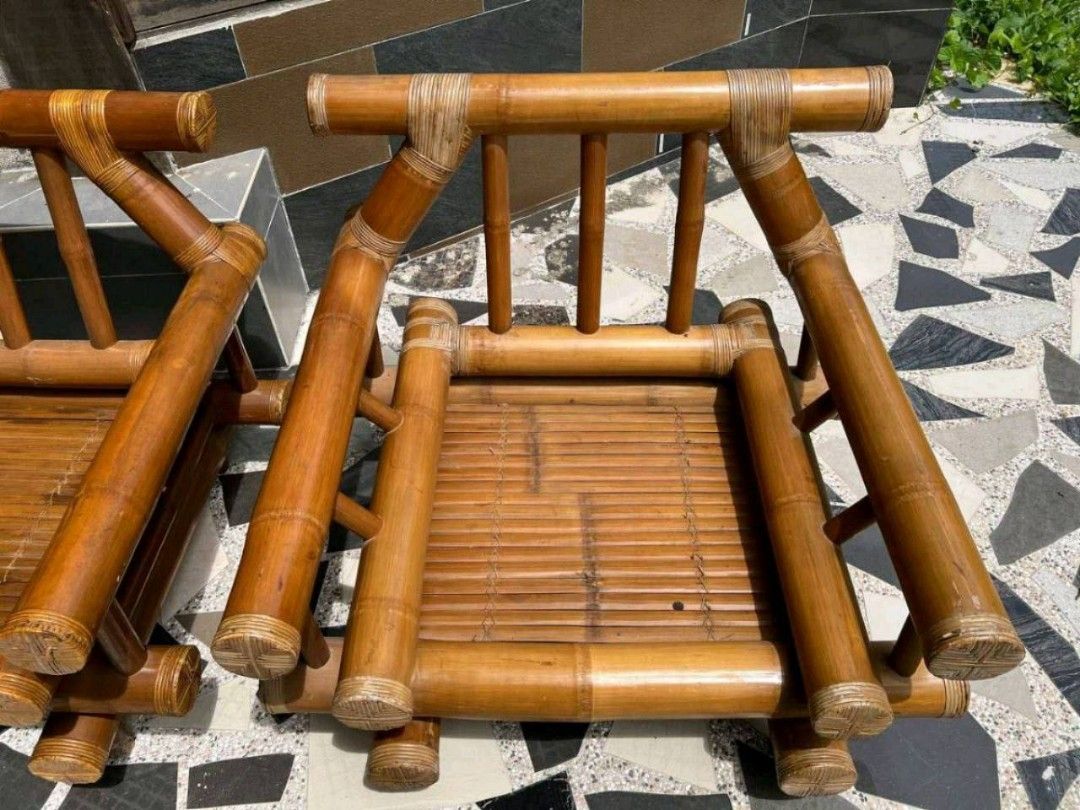 Kerusi rotan klasik 2 unit, Furniture & Home Living, Furniture, Other ...