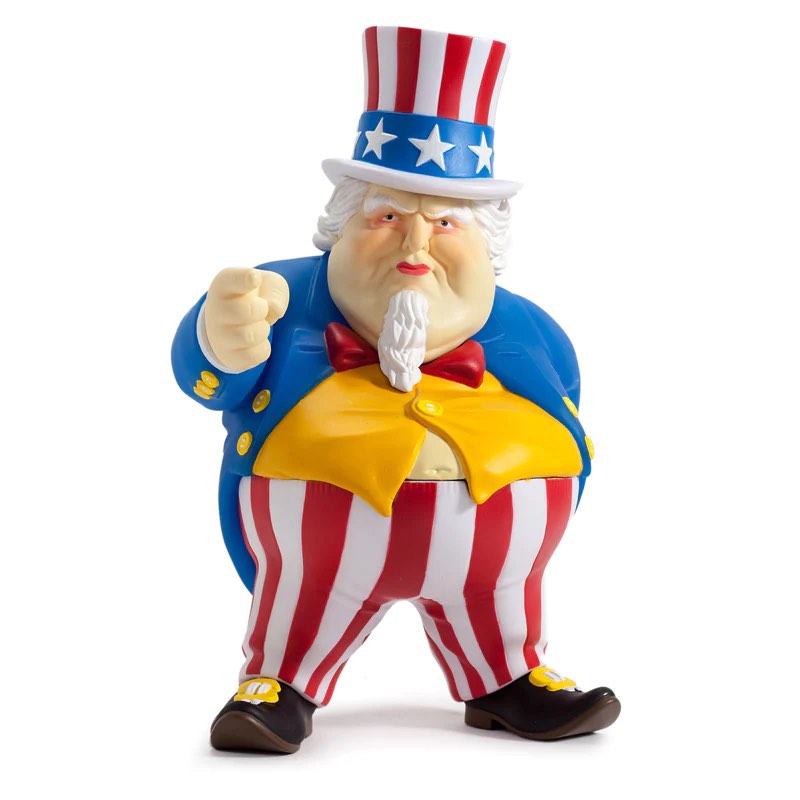 Kidrobot Uncle Scam Figure By Ron English, Hobbies & Toys, Toys & Games ...