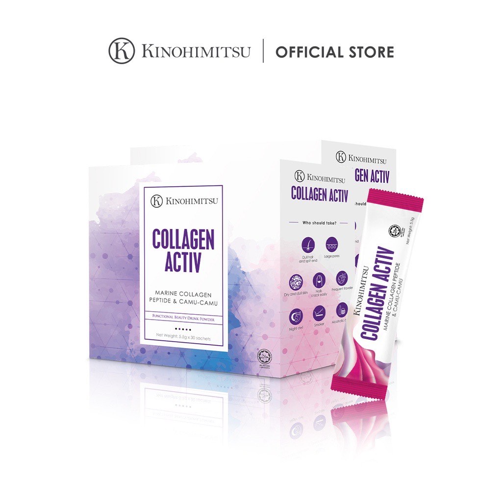 Kinohimitsu Collagen Activ Sachet (New), Health & Nutrition, Health ...