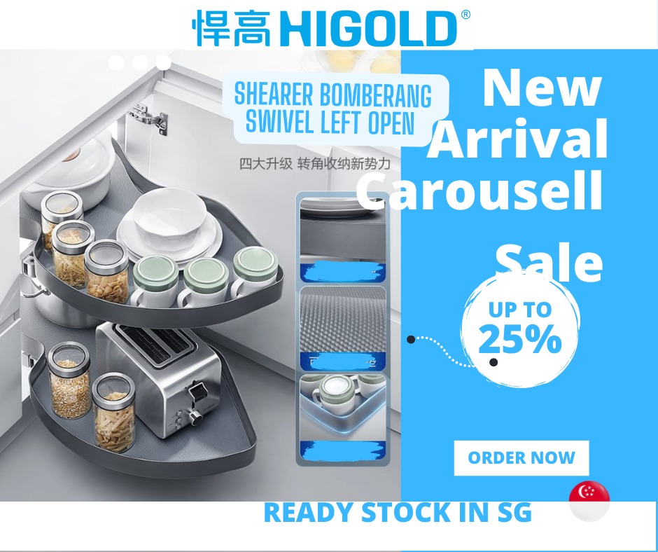 Higold Kitchen Cabinet Corner Drawer, Furniture & Home Living ...