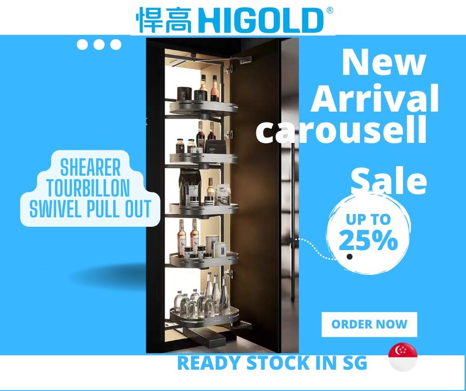 Higold Kitchen Swivel System Rack for kitchen tall cabinet, Furniture ...