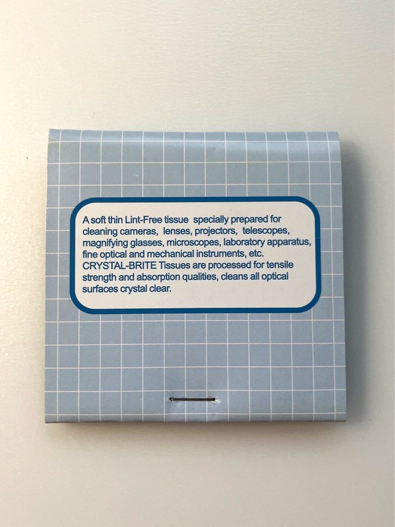 Lens Cleaning Paper/Lens Tissue (new), Photography, Lens & Kits on ...