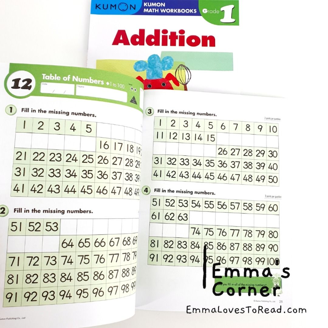 Kumon Math Workbooks, Hobbies & Toys, Books & Magazines, Children's ...