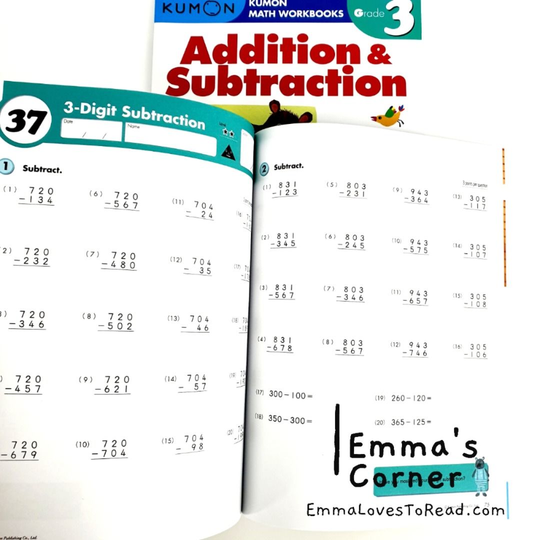 Kumon Math Workbooks, Hobbies & Toys, Books & Magazines, Children's ...