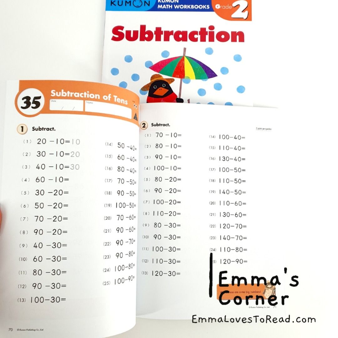 Kumon Math Workbooks, Hobbies & Toys, Books & Magazines, Children's ...