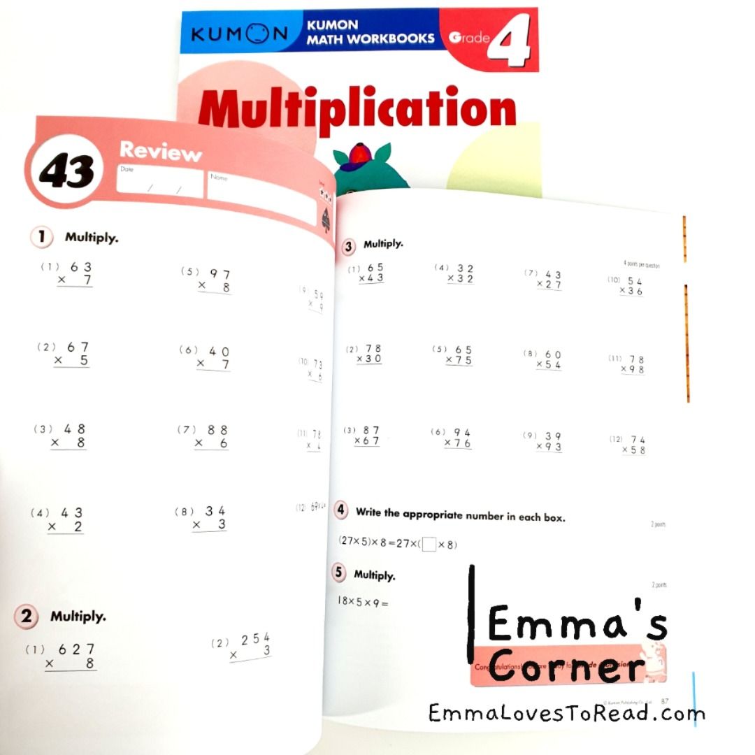 Kumon Math Workbooks, Hobbies & Toys, Books & Magazines, Children's ...
