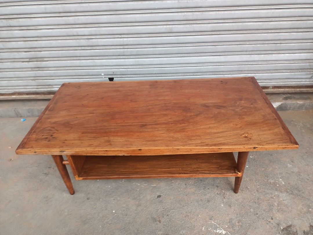 Large Size Narra Center Table, Furniture & Home Living, Furniture ...