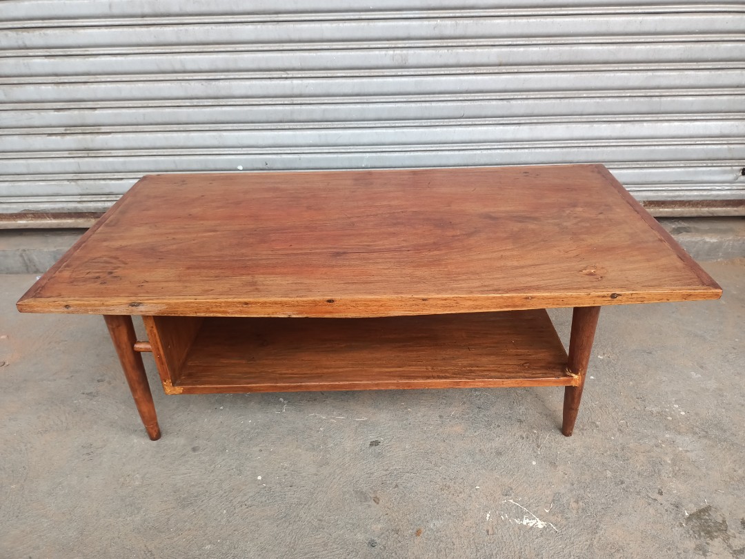 Large Size Narra Center Table, Furniture & Home Living, Furniture ...