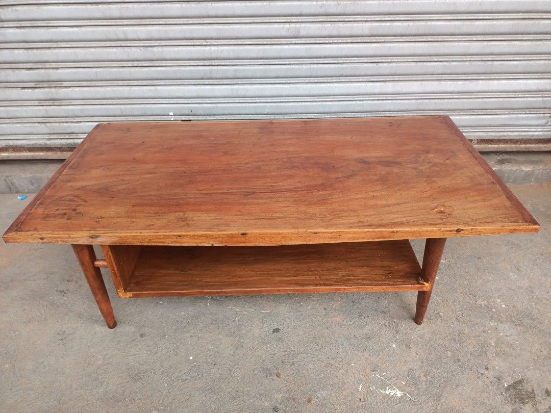 Large Size Narra Center Table, Furniture & Home Living, Furniture ...