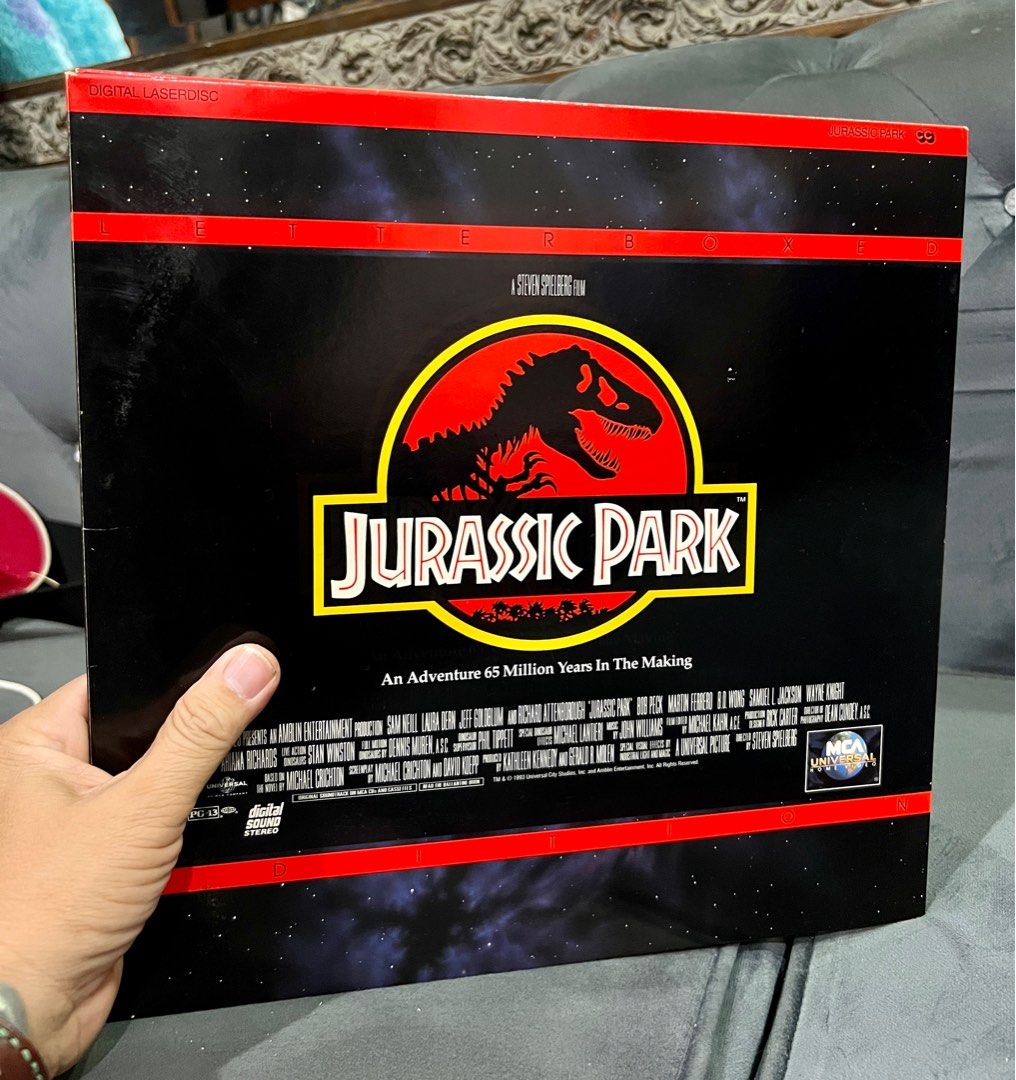 Laser Disc movie Jurassic Park, Hobbies & Toys, Music & Media, CDs ...