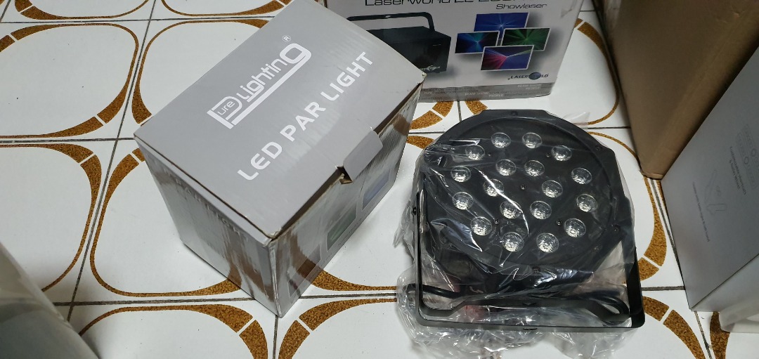 LED PAR light DMX, Furniture & Home Living, Lighting & Fans, Lighting ...