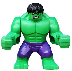 LEGO Marvel Super Heros BigFig - sh095: Big Figure Hulk, Hobbies & Toys ...