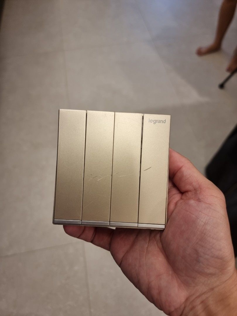 Legrand Galion Champagne, Furniture & Home Living, Lighting & Fans ...