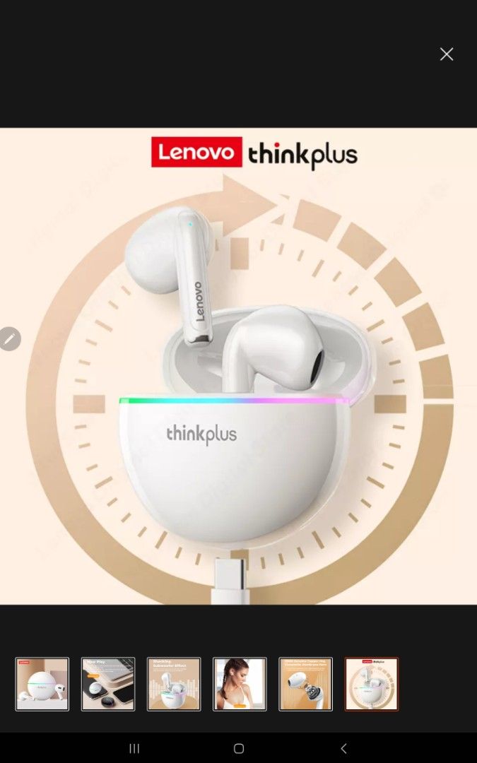 Lenovo Airpods True wireless earbuds, Audio, Earphones on Carousell