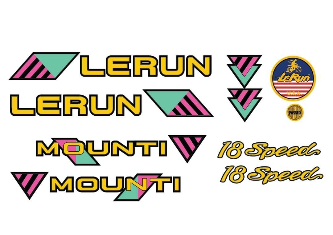 Lerun Mounti & Lerun Sprinter (Vintage Road Bike), Sports Equipment ...