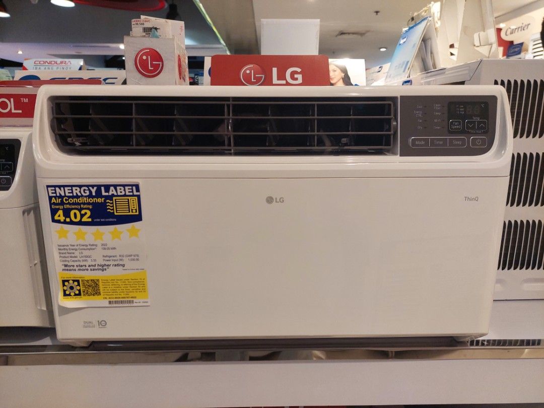 LG AIRCON WINDOW TYPE DUAL INVERTER 2023 MODEL, TV & Home Appliances ...