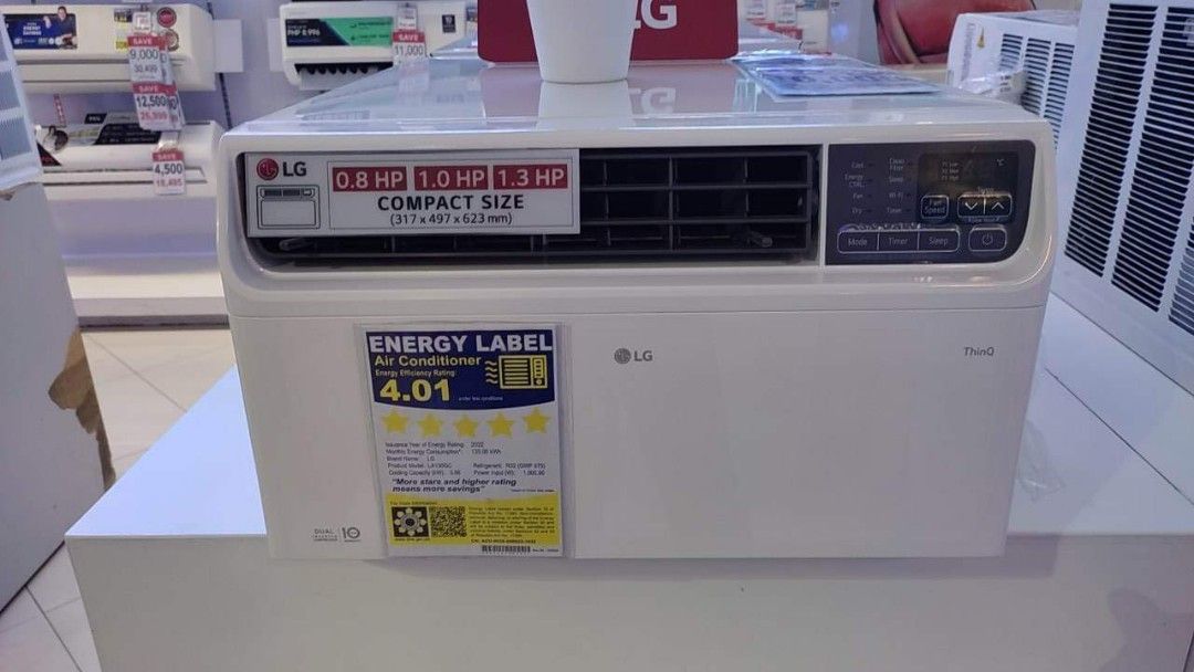 LG Dual Inverter Aircon window type, TV & Home Appliances, Air Conditioning and Heating on Carousell