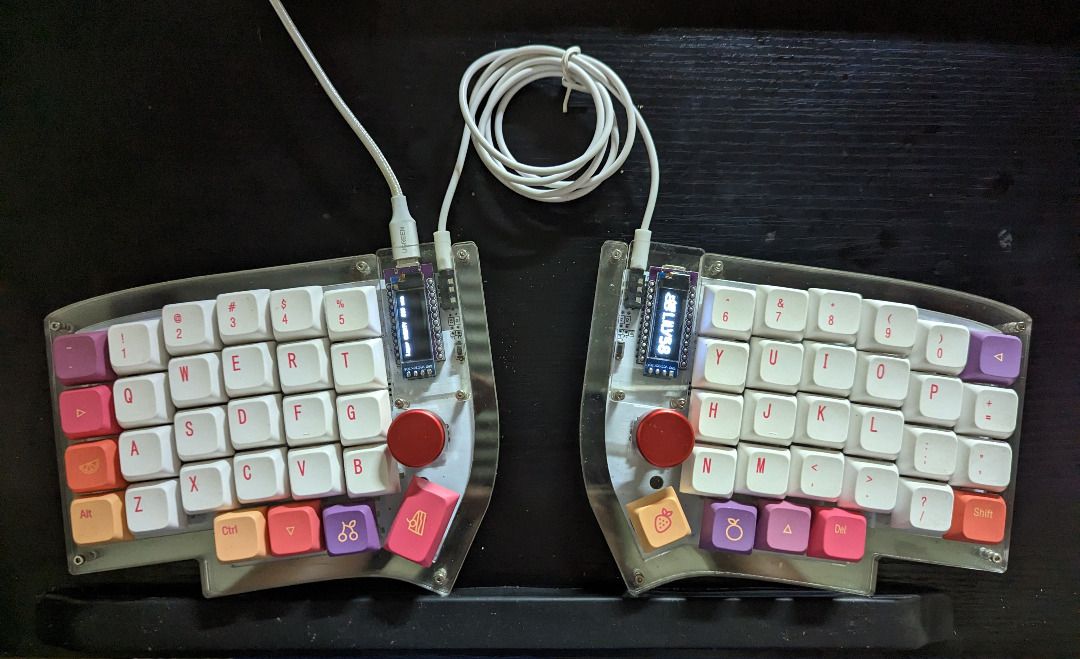 Lily58 Pro RE MX Hotswap Split Keyboard, Computers & Tech, Parts ...