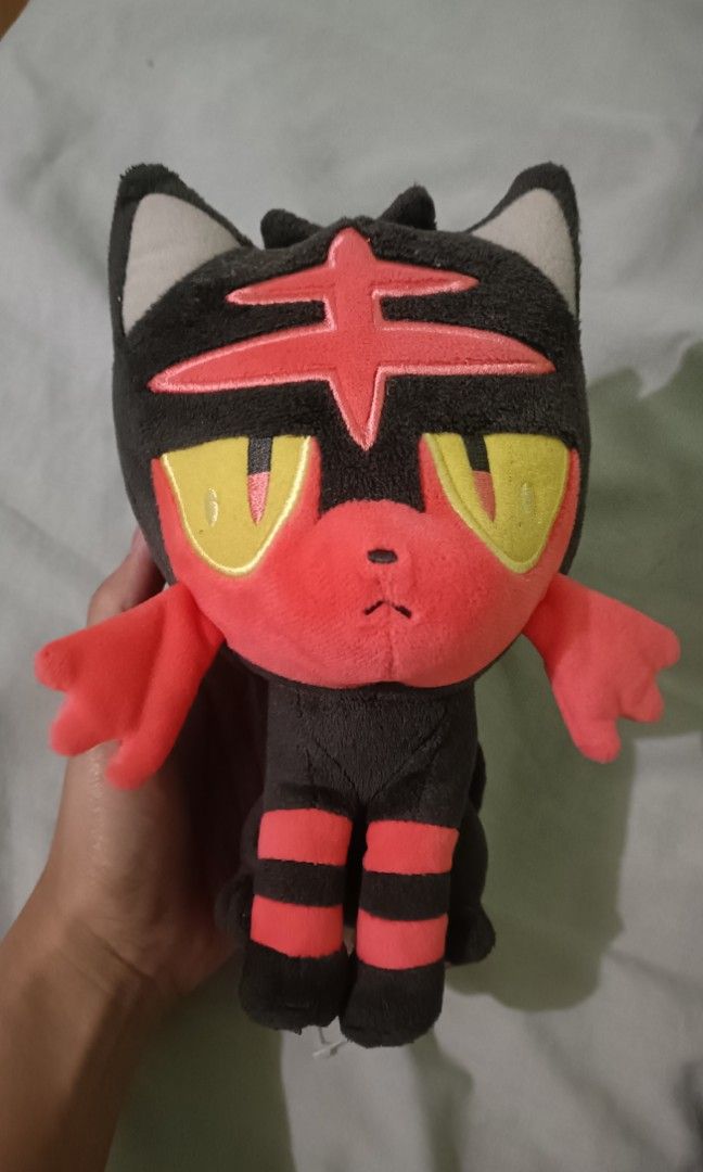 Litten Plush Pokemon Center 2016, Hobbies & Toys, Toys & Games on Carousell