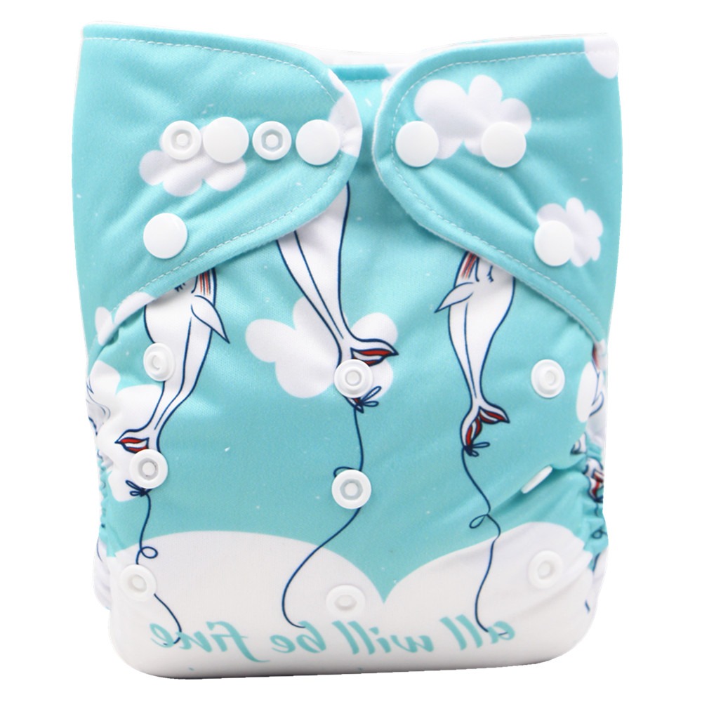Little Angel Modern Cloth Nappy- Girl Print, Babies & Kids, Bathing ...