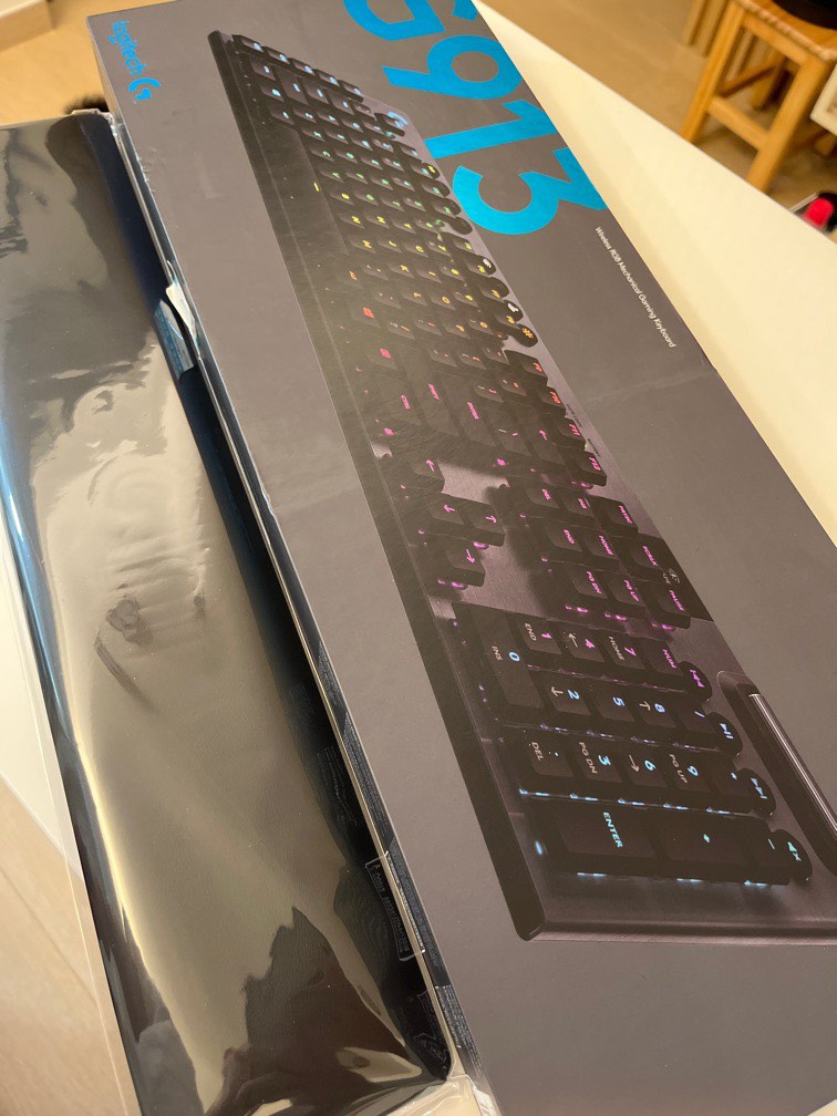 Logitech G913 RGB tactile 茶軸 wireless mechanical keyboard , 電腦＆科技, 電腦周邊 ...