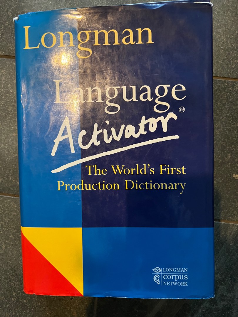 Longman Language Activator, 興趣及遊戲, 書本 & 文具, 教科書 - Carousell
