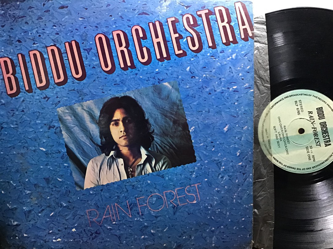 LP Biddu Orchestra - Rain Forest OOP VINYL RECORD Anubis Piring Hitam ...