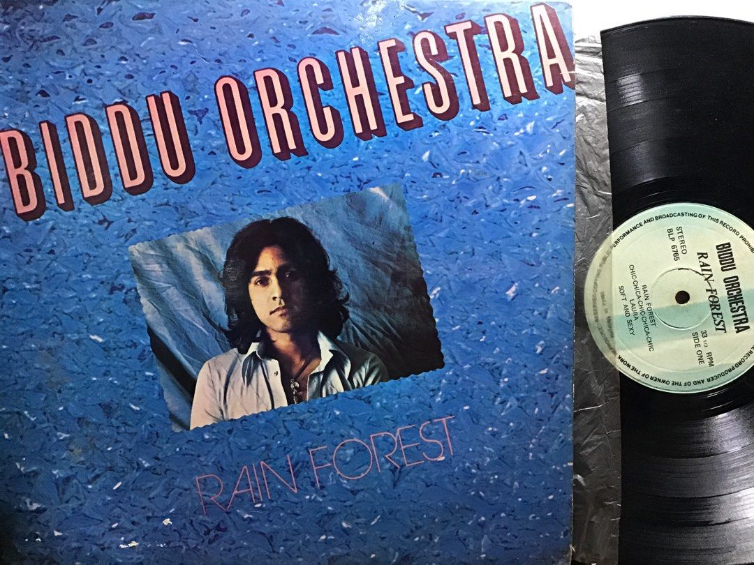 LP Biddu Orchestra - Rain Forest OOP VINYL RECORD Anubis Piring Hitam ...