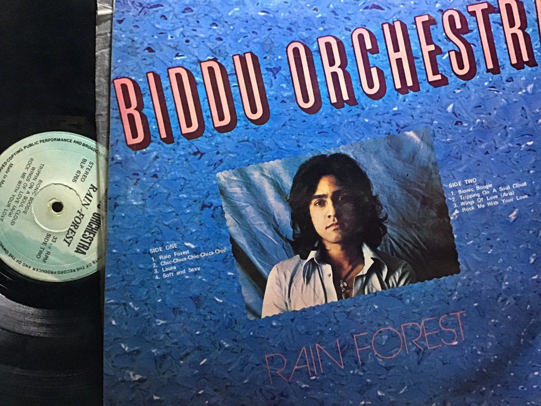 LP Biddu Orchestra - Rain Forest OOP VINYL RECORD Anubis Piring Hitam ...