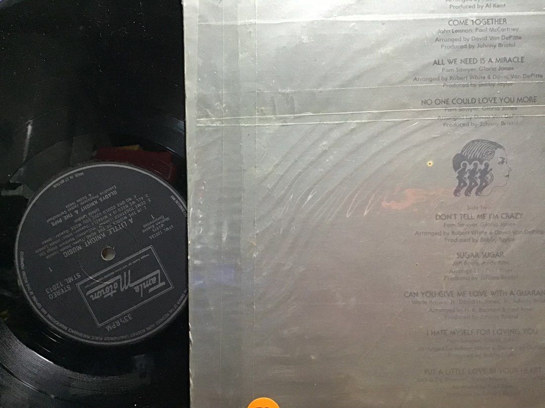 LP Gladys Knight and the Pips - Little Knight Music OOP VINYL RECORD ...