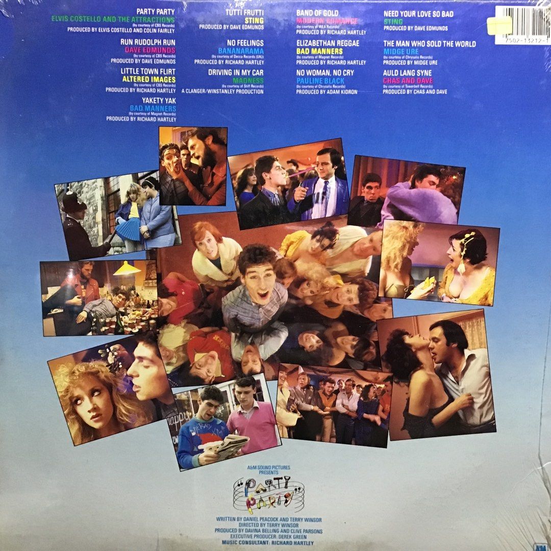LP Party Party OST - Bananarama Altered Images Sting Elvis Costello OOP ...
