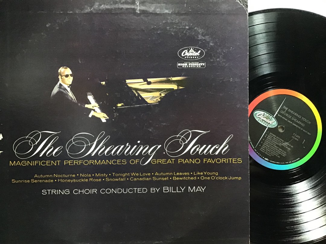LP The George Shearing Touch OOP USA VINYL RECORD Anubis Piring Hitam ...