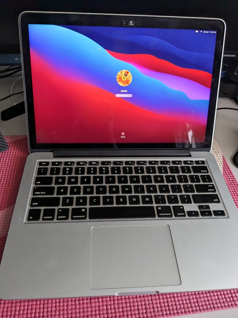 Macbook Pro Mid-2014 Retina Core i5 8gig RAM 500gig SSD Good Battery on ...