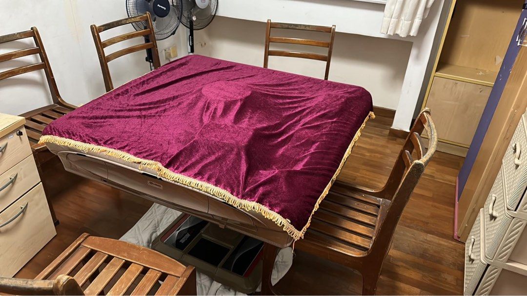 Mahjong Auto Table, Furniture & Home Living, Furniture, Tables & Sets ...