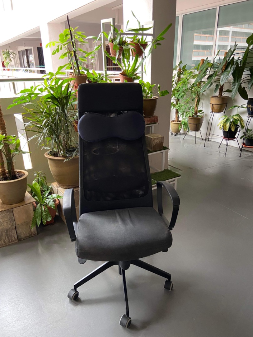Markus chair (Study/office IKEA chair), Furniture & Home Living ...