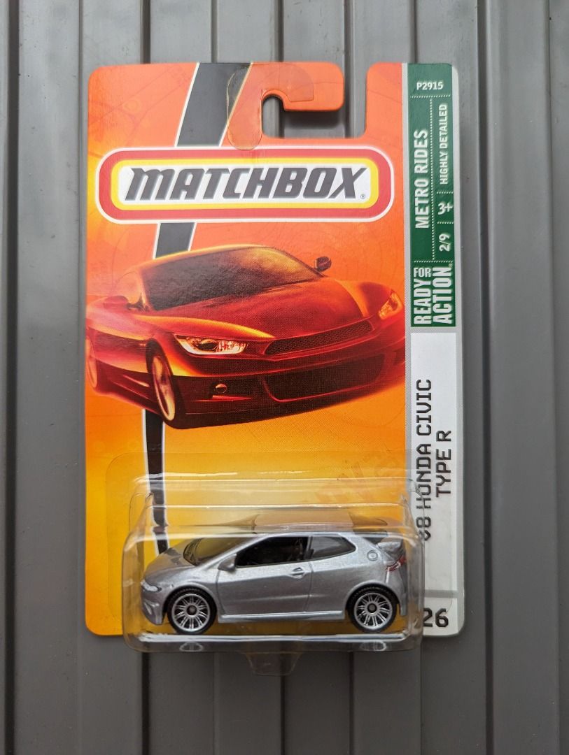 Matchbox Honda Civic Type-R (Silver), Hobbies & Toys, Toys & Games on ...